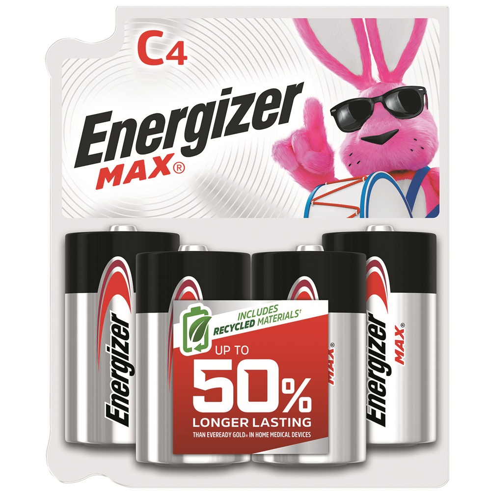 Energizer MAX C Batteries, C Cell Alkaline Batteries - North America